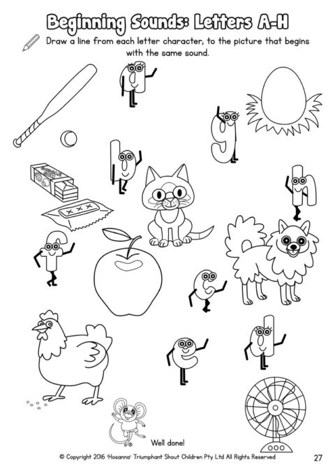 Alphabet Series Workbook 1: 26 Letters of the English Alphabet ...